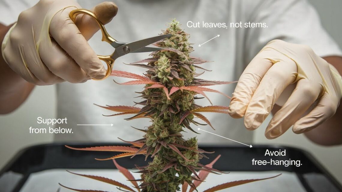 How to Trim Cannabis Plants Without Damaging Buds - WeedInsight